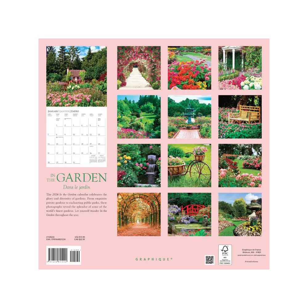 Graphique 2024 Calendar the Garden