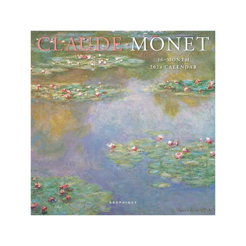 Graphique 2024 Mini Calendar Claude Monet